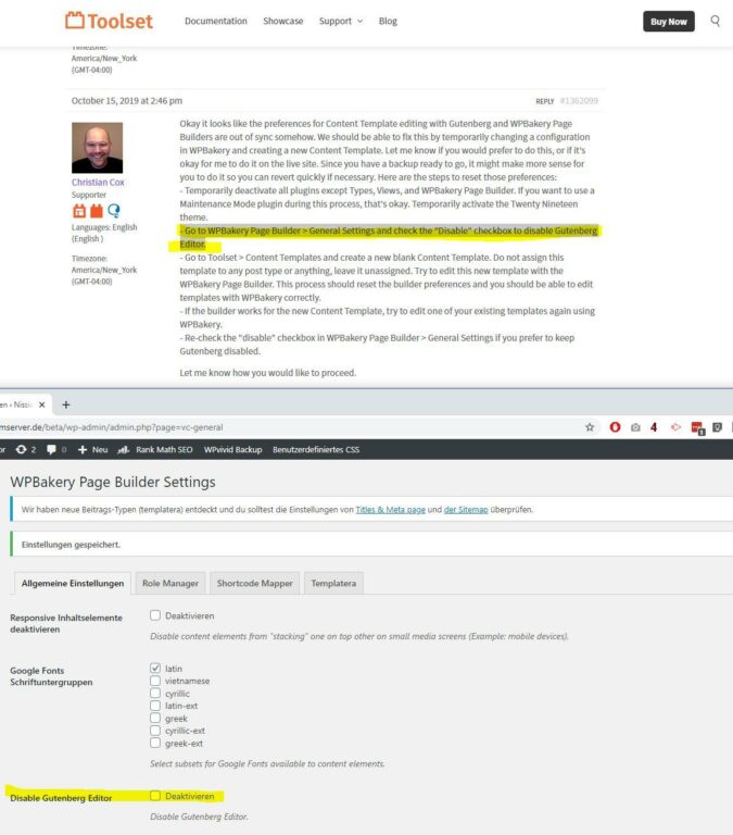 How to Fix WPBakery Page Builder not working in Toolset anymore - Knowboard How to Fix WPBakery Page Builder not working in Toolset anymore - Knowboard